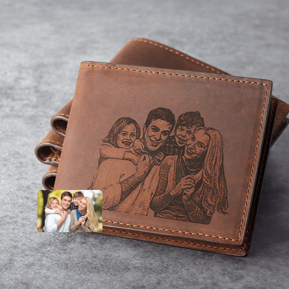 Leather Photo Engrave Wallet for Men – Ankx.in